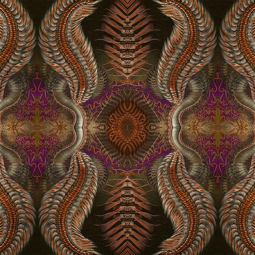 Native Orange– w-allpaper